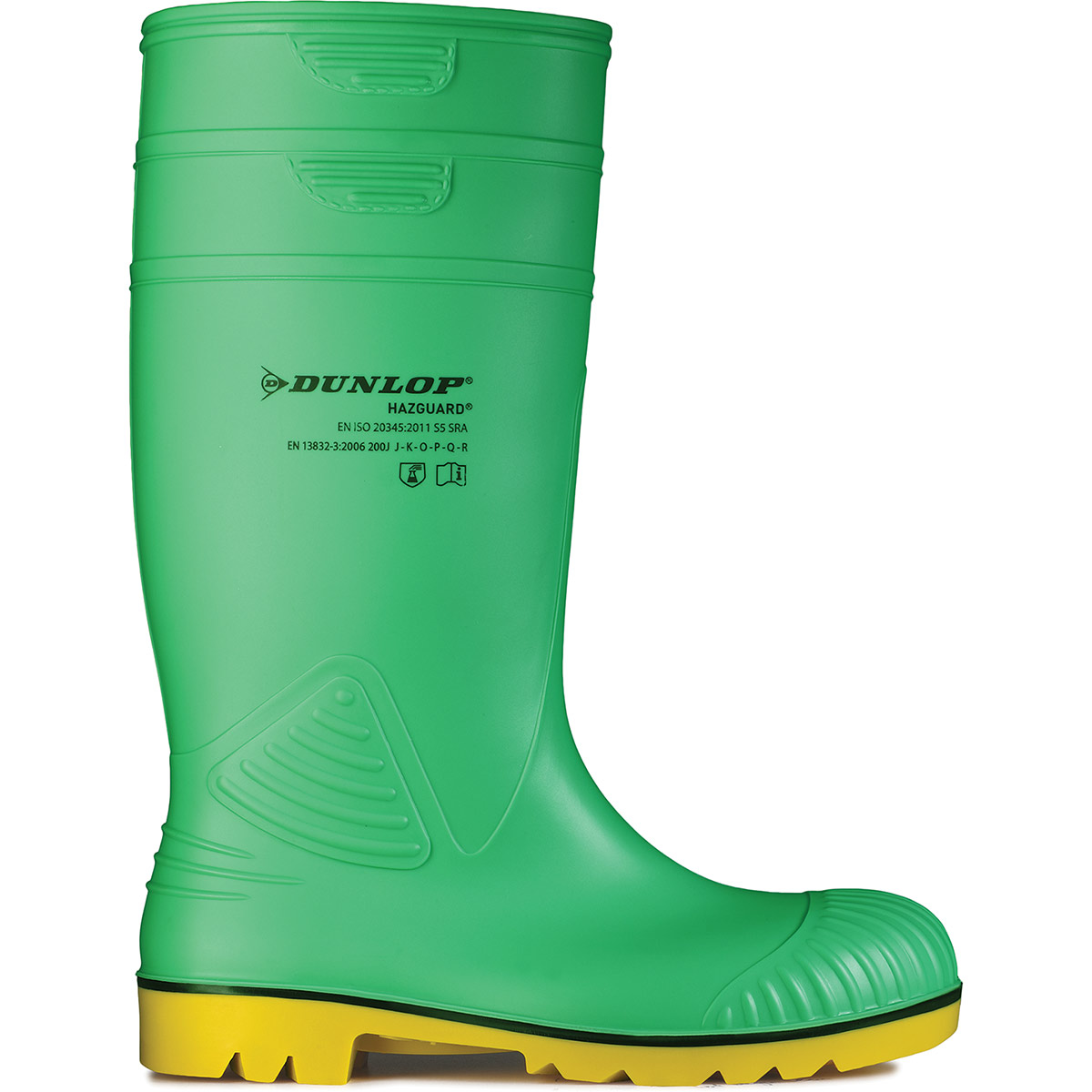 Dunlop Acifort HazGuard Men’s Green S5 Safety Wellington Boots | Dunlop ...
