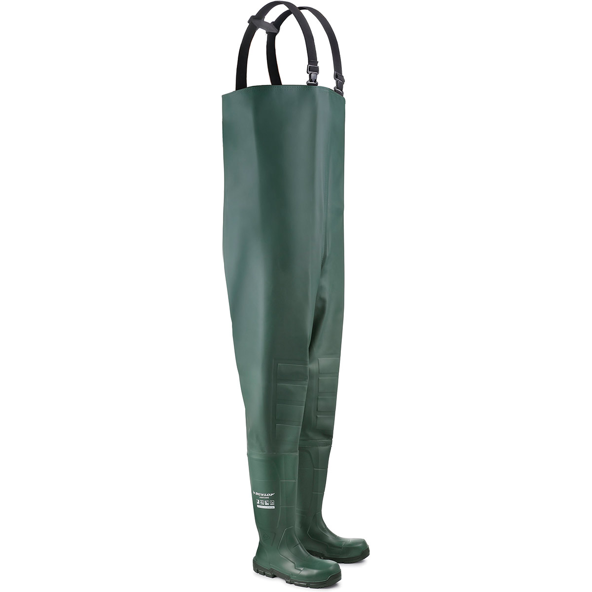 Dunlop Acifort JobGUARD Green S5 Safety Chest Waders | Dunlop | Dunlop ...
