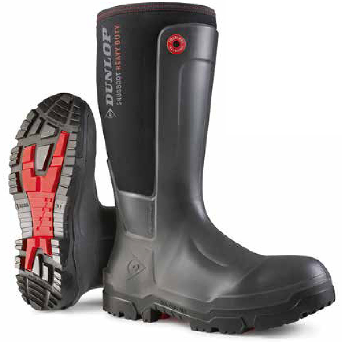 Dunlop Snugboot Workpro LG8HU01 Black/Grey S5L Safety Wellington Boots ...