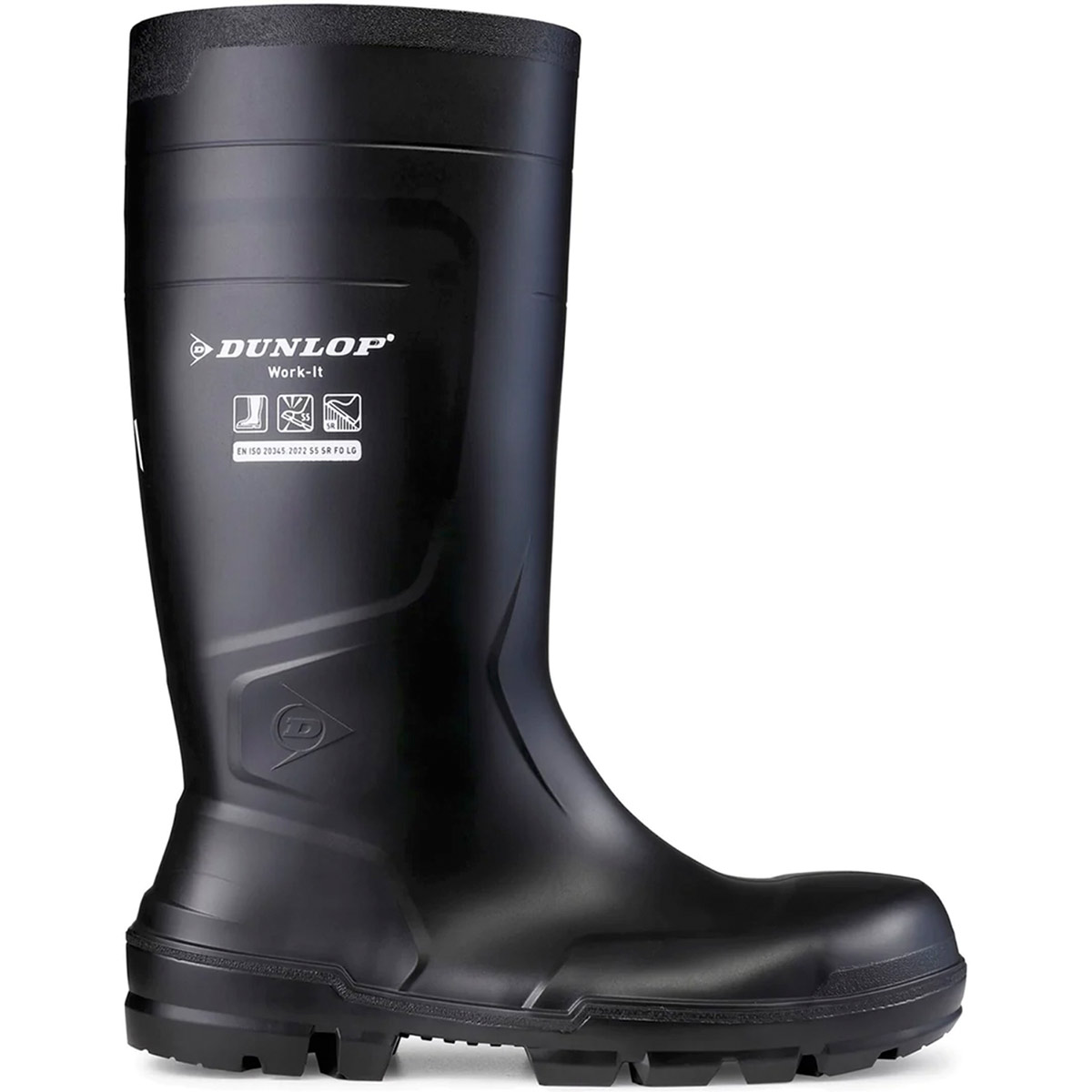 Dunlop Work-It Black S5 Safety Wellington Boots | Dunlop | Dunlop | Arco
