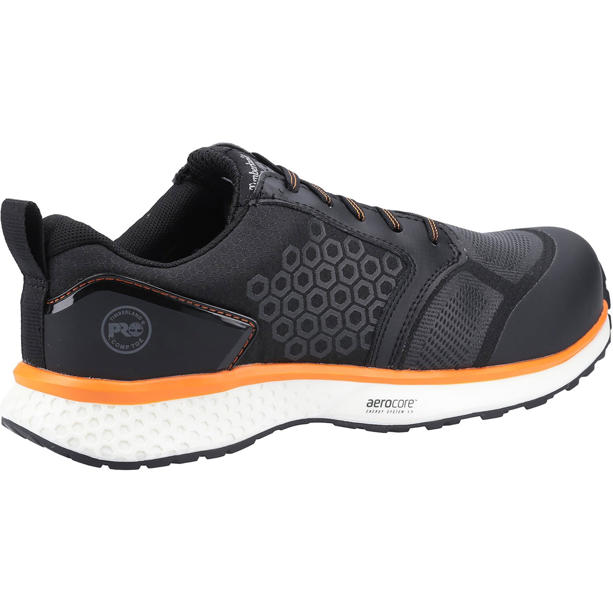 Timberland PRO Reaxion Black/Orange S3 Safety Trainers | Timberland PRO ...