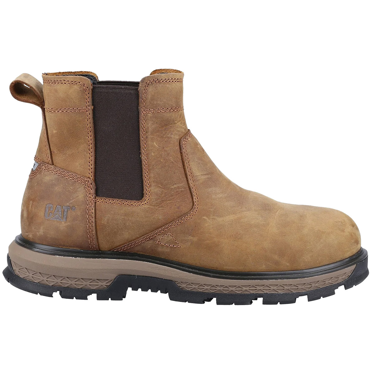 CAT Exposition Men’s Brown S3 Safety Chelsea Boots | CAT | CAT Footwear ...