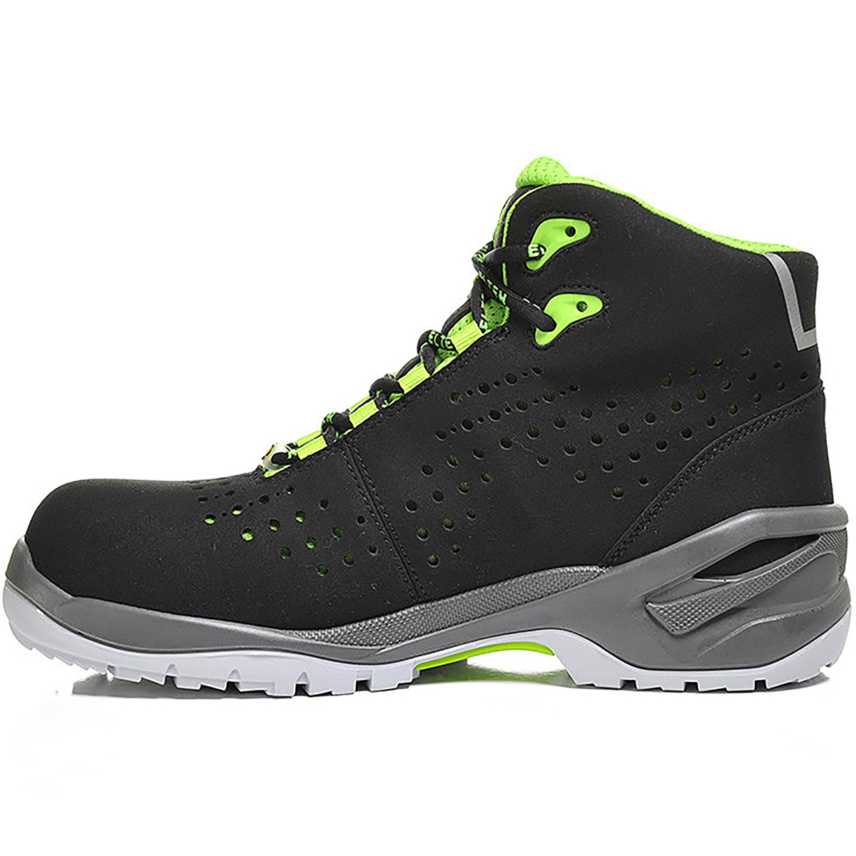 ELTEN Impulse Green Non-Metallic ESD S1P Safety Hiker Boots | Elten ...