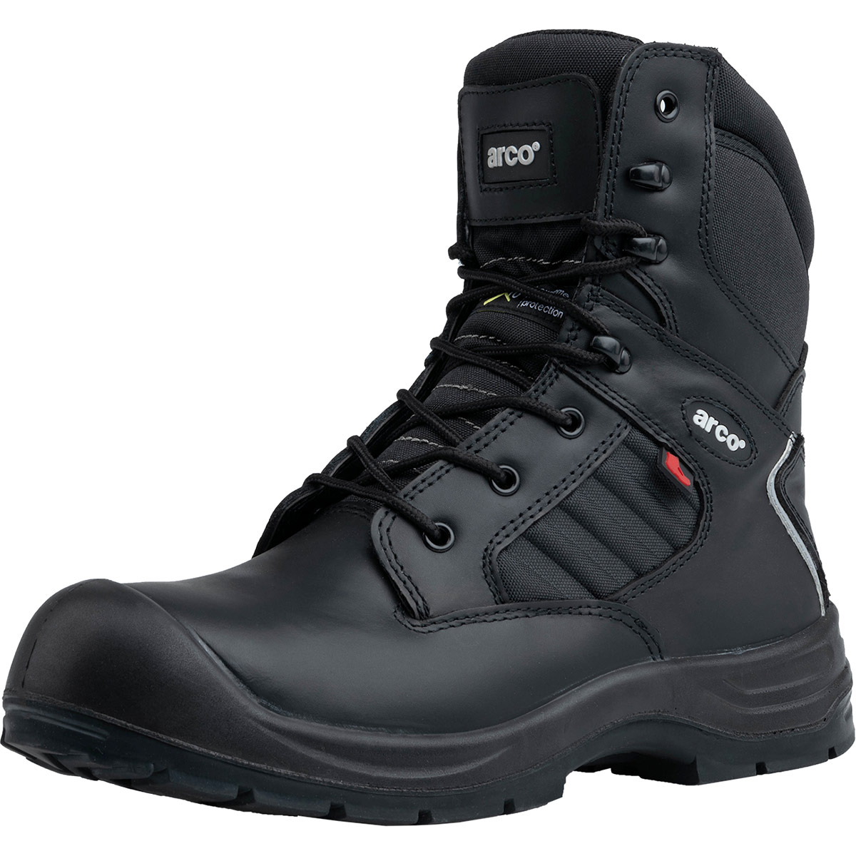 Arco ST202 Black High-Leg S7S Metatarsal Safety Boots | Arco | Safety ...