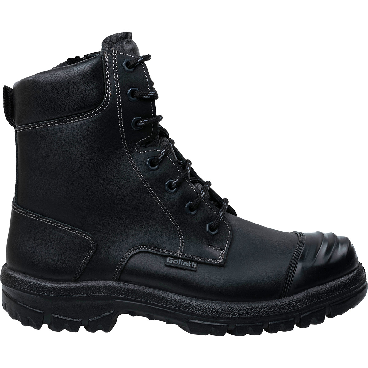 Goliath SDR15CSIZ Men’s Black Side-Zip S3 Safety Boots | Goliath ...