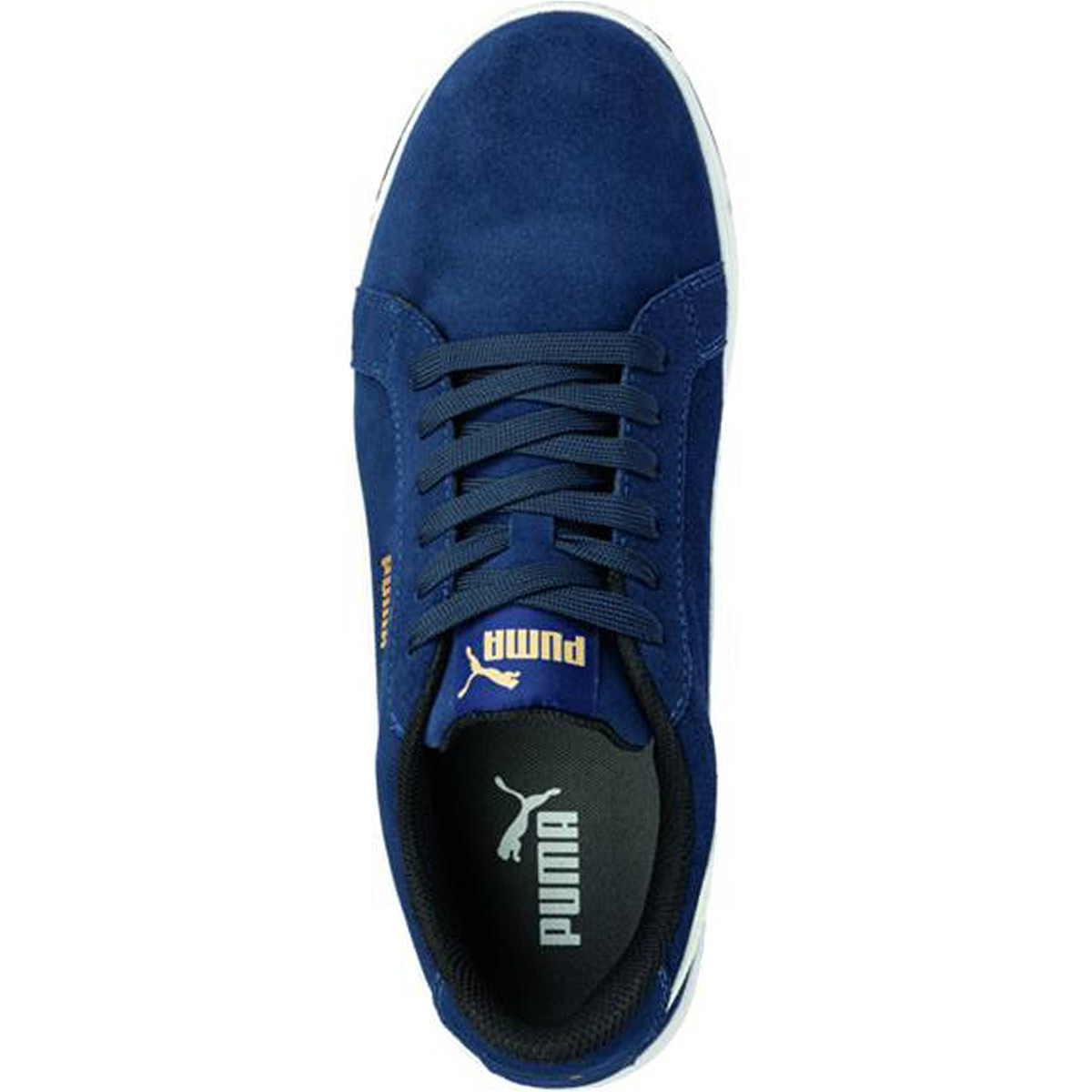Puma Iconic Navy Suede S1PL ESD Safety Trainers | Puma Safety | Safety ...