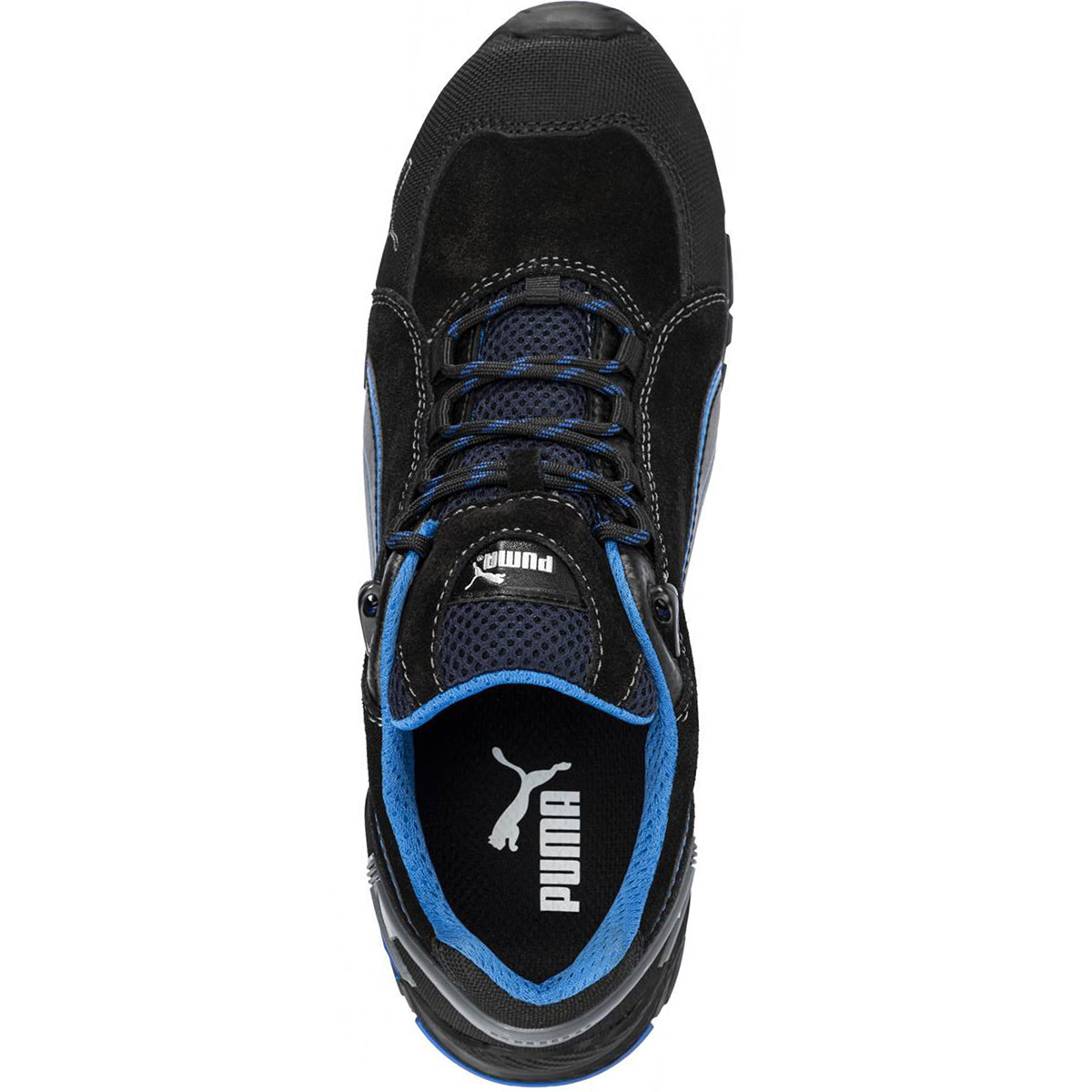 Puma Rio Men’s Black/Blue S3 Safety Trainers | Puma Safety | Safety ...