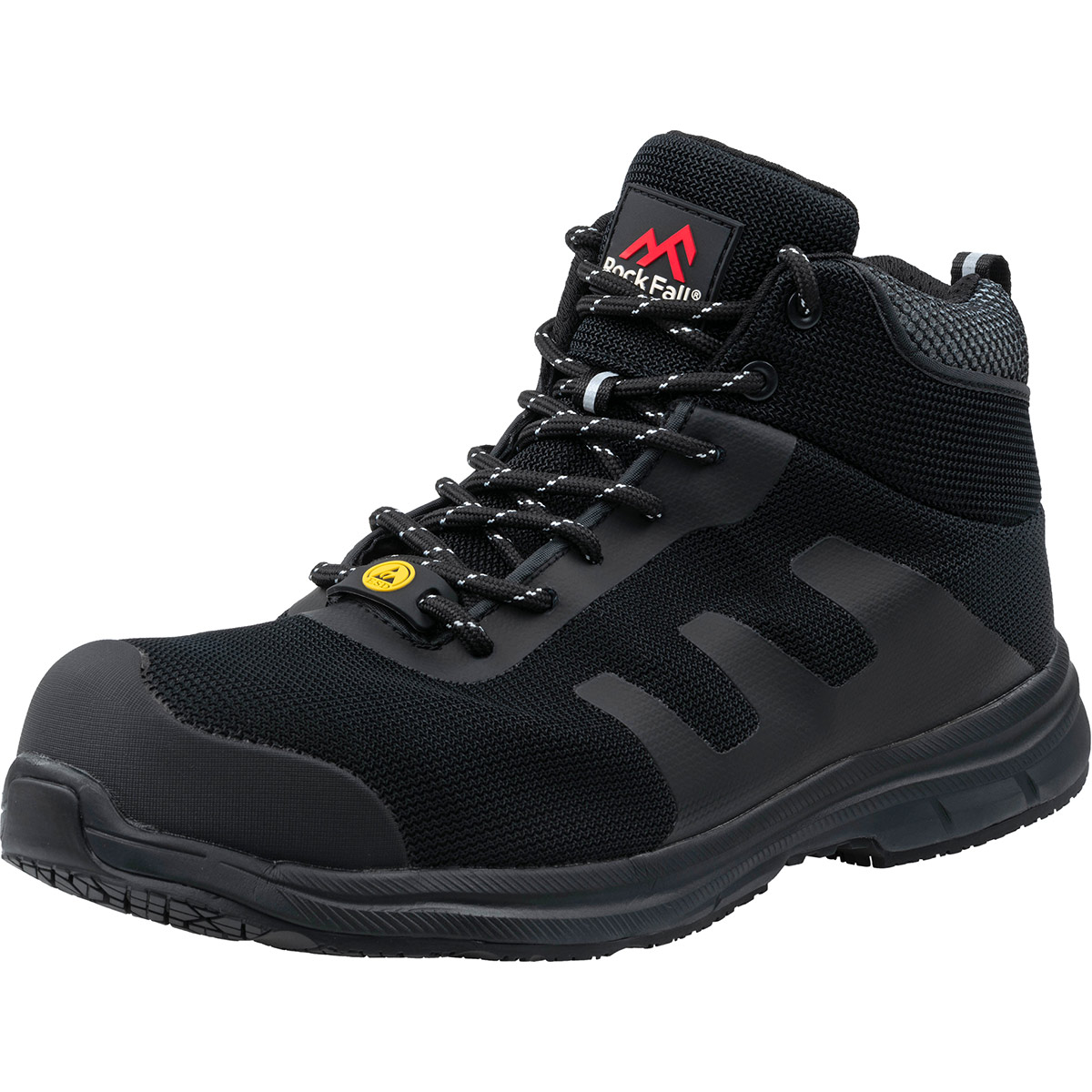 Rock Fall TeslaDRI Black S7S ESD Safety Boots | Rock Fall | Safety ...
