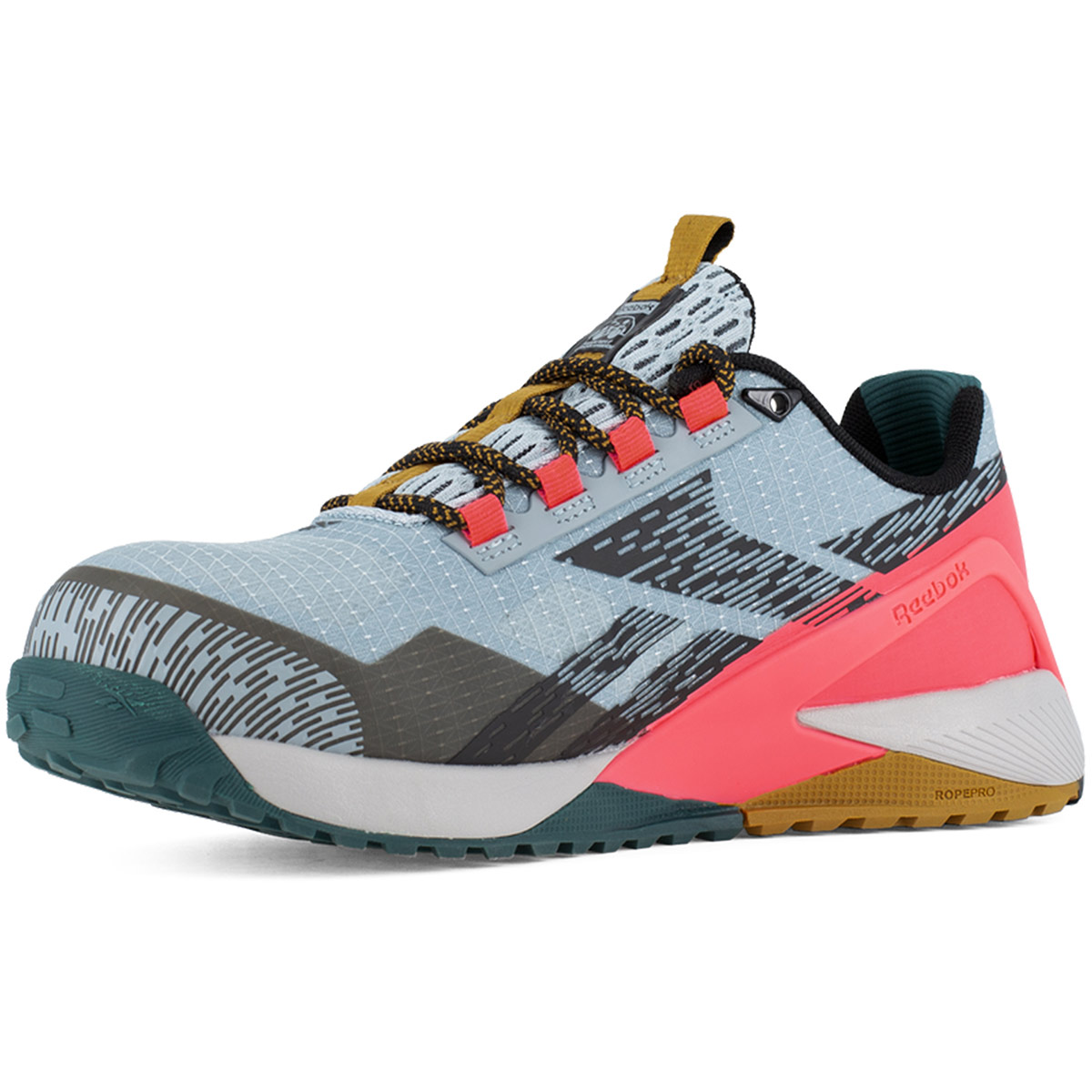 Reebok X1 Nano Women’s Salmon S1PS ESD Safety Trainers | Reebok ...