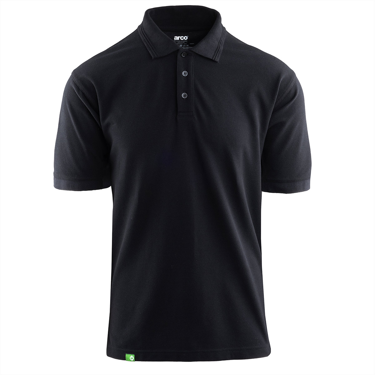 Arco Responsible Men’s Black Polo Shirt | Arco | Arco | Arco