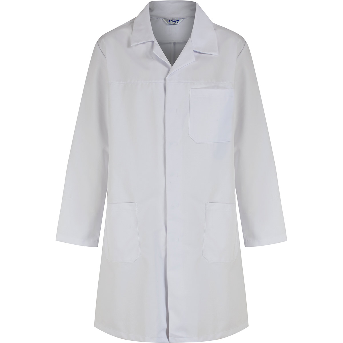 Alsico Alsi White Industrially Launderable Warehouse Coat | Alsico ...