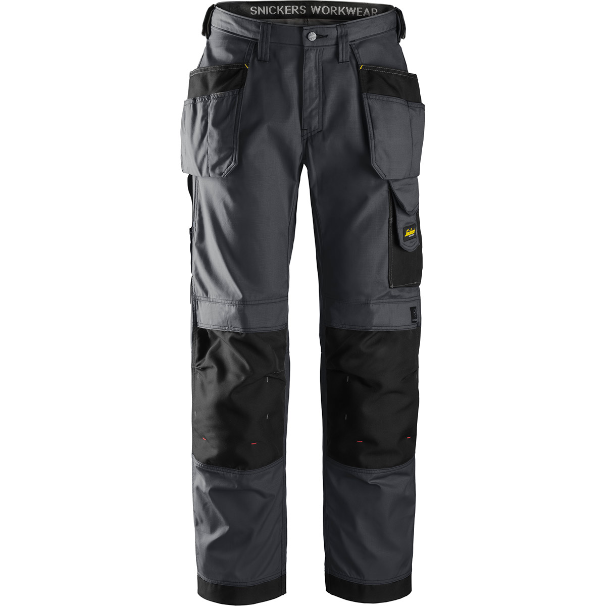 Snickers Craftsmen 3213 Men’s Steel/Black Trousers with Holster Pockets ...