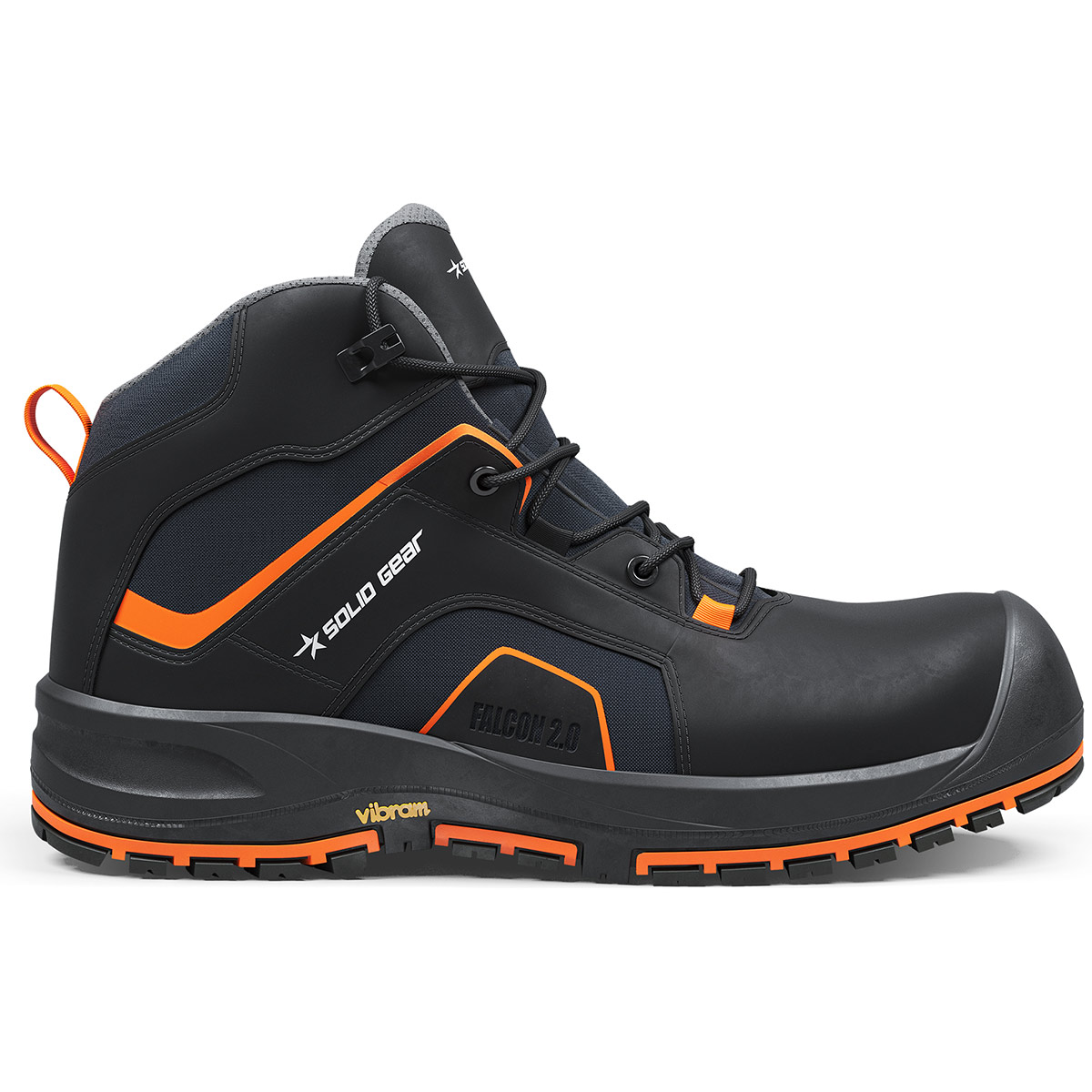 Solid Gear Falcon 2 Black Wide-Fit S3S Safety Boots | Solid Gear ...