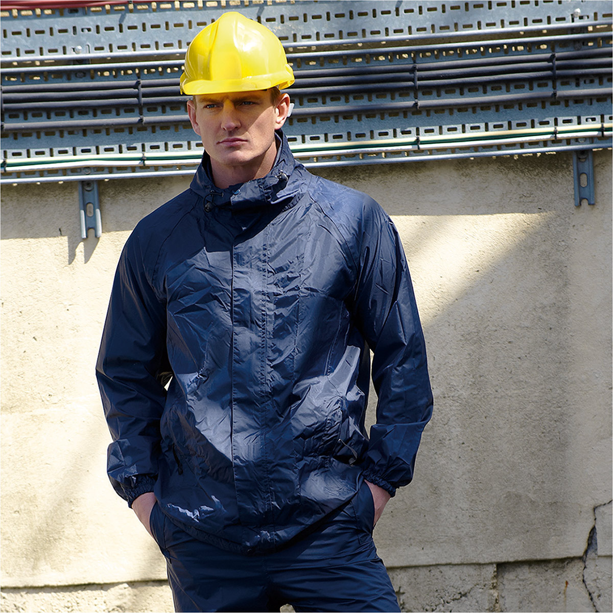 Arco Essentials Litepak Navy Packable Waterproof Jacket | Arco ...