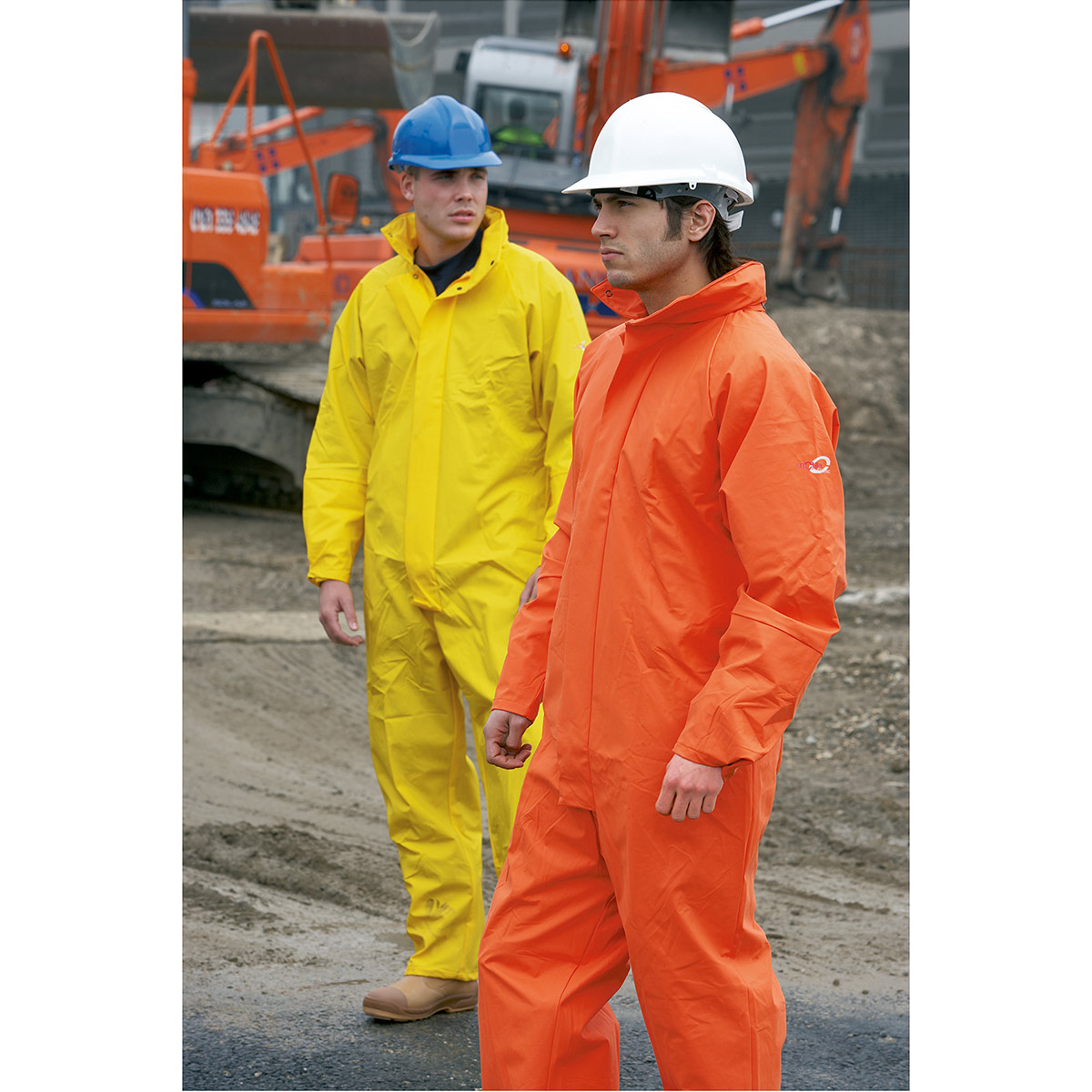 Sioen Flexothane 4964 Orange Waterproof Overalls | Sioen | Work ...