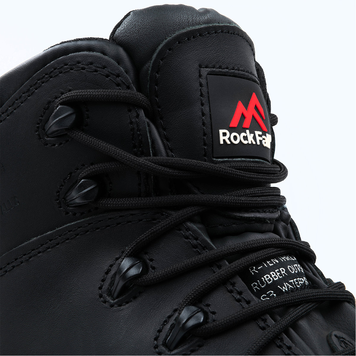 Rock Fall Denver Men’s Black Waterproof S7S Safety Boots | Rock Fall ...