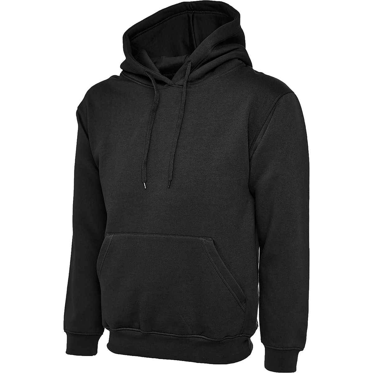 Uneek UC502 Men’s Classic Black Hoodie | Uneek | Sweatshirts and ...