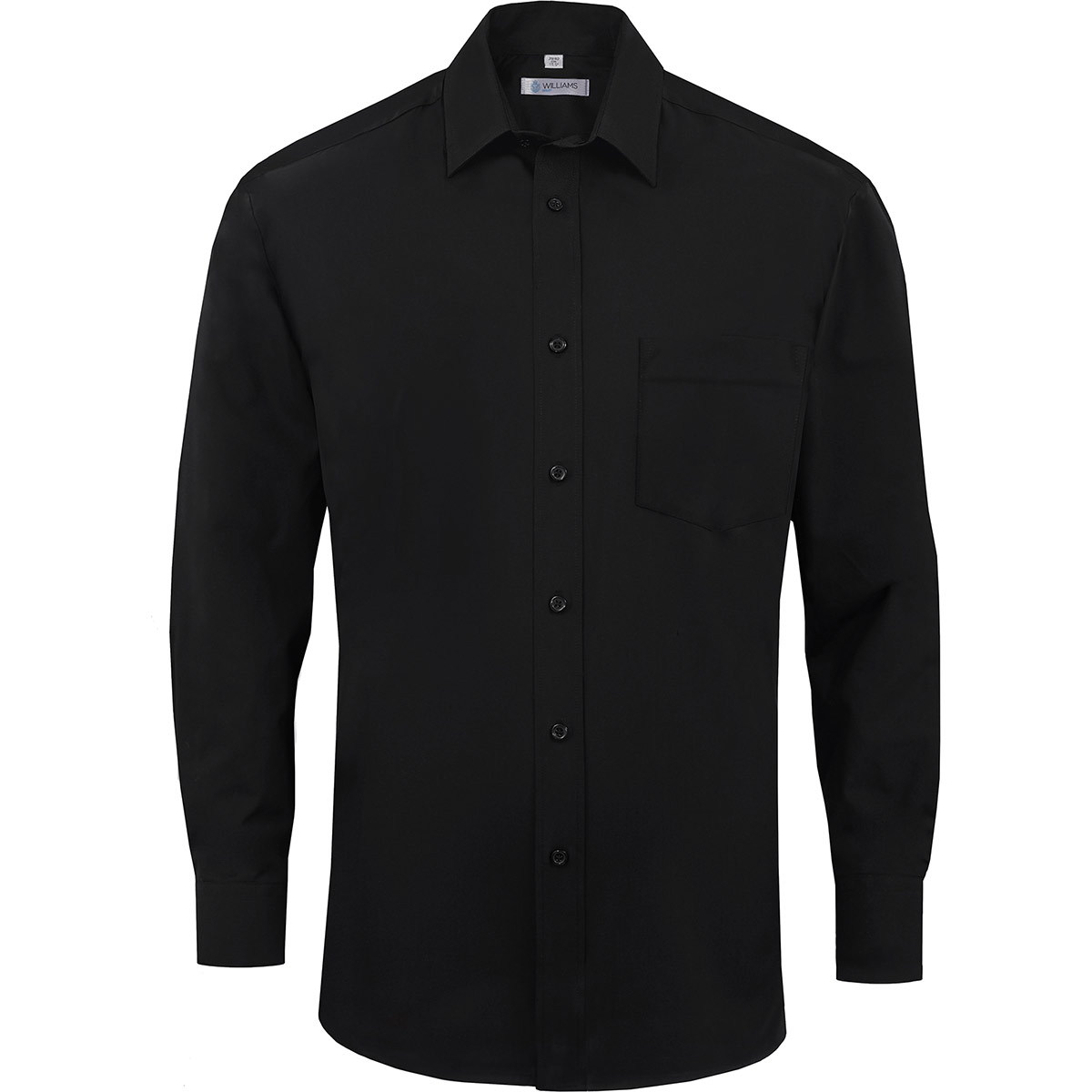 Disley Williams Men’s Black Shirt | Disley | Tailored Shirts | Arco