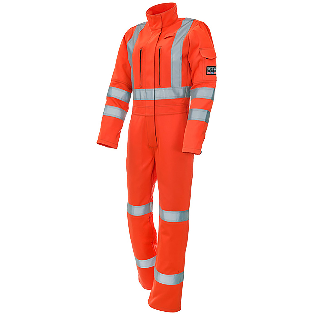 ProGARM 4692 Women’s Orange Hi-Vis Arc-Flash Overalls with Kneepad ...