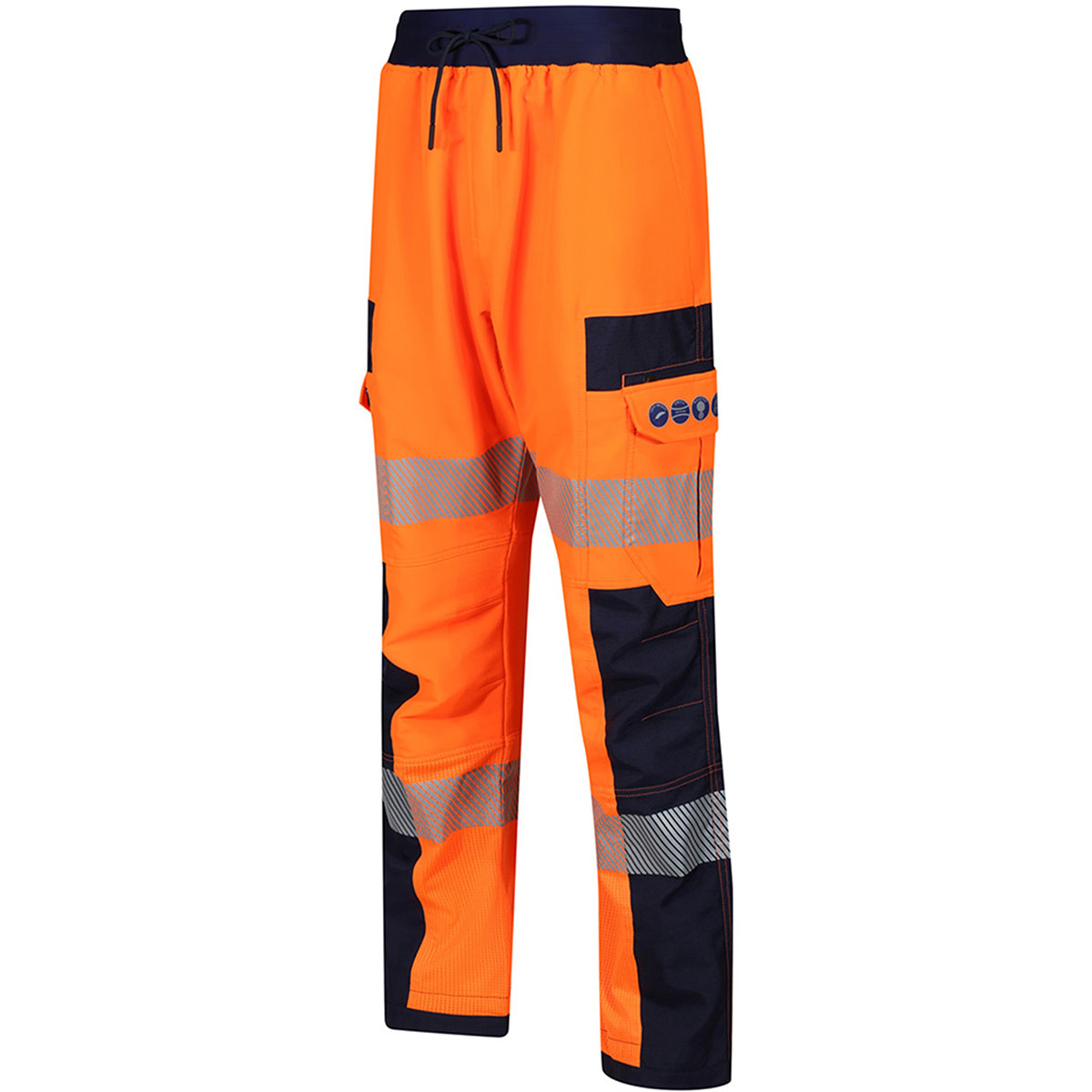 Future Garments FGX Men’s Orange/Navy Hi-Vis Ballistic Trousers ...