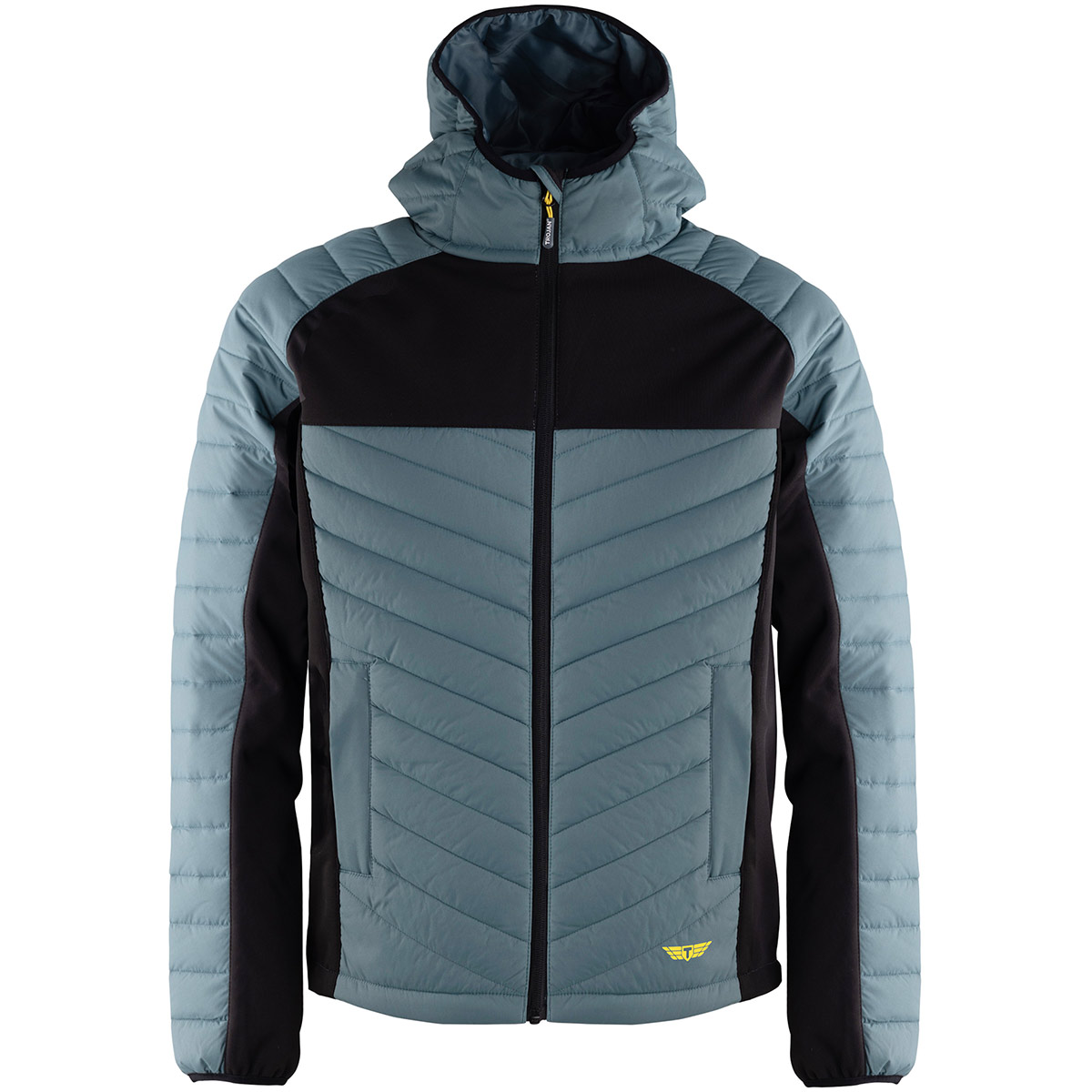 TROJAN Hybrid Men’s Smoke Blue Jacket | TROJAN | Casual and Waterproof ...